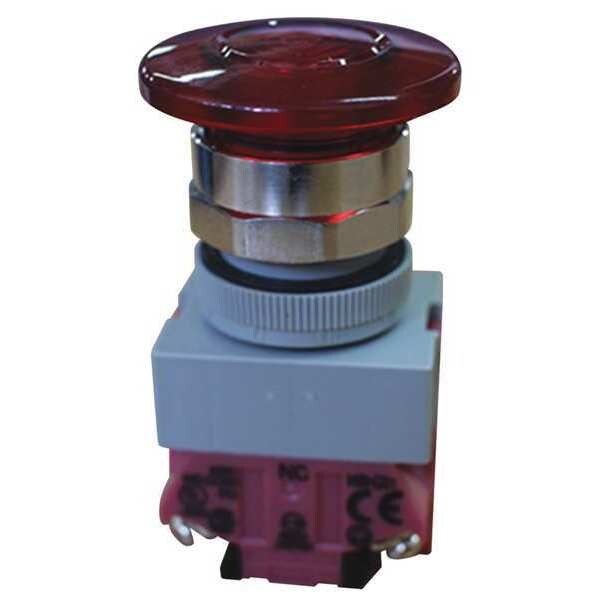 Securitech Emergency Push Button, Metal/Plastic, SS QID-PB12 | Zoro