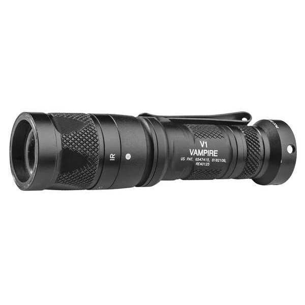 Surefire Black No Led Tactical Handheld Flashlight, 250 lm V1-B-BK | Zoro