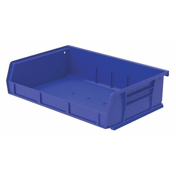 Akro-Mils Hang and Stack Bin, Industrial Grade Polymer, Blue 30242BLUE ...