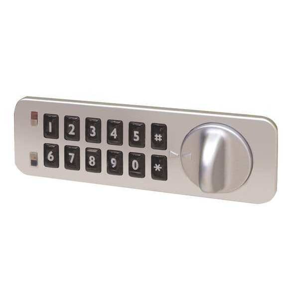 Codelocks Electronic Lock, Left Hand, Keypad NANO90-SG-LH | Zoro