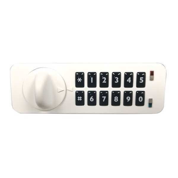 Codelocks Electronic Lock, Right Hand, Keypad NANO90-WH-RH | Zoro