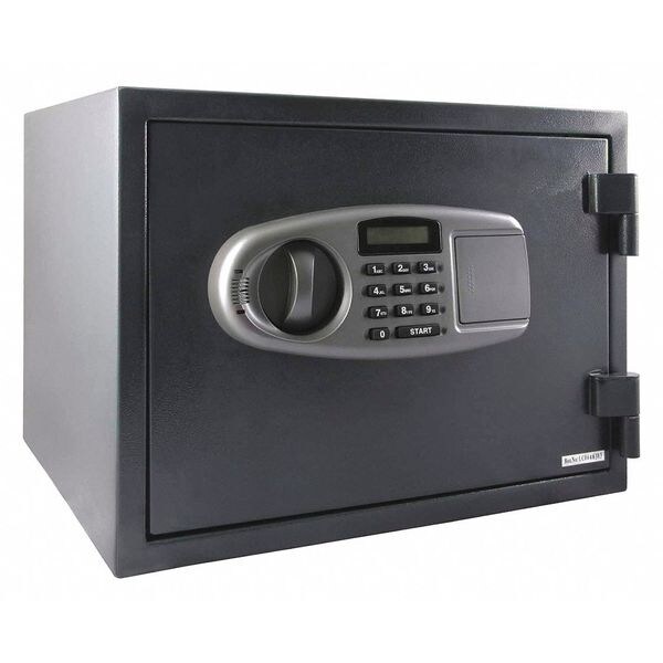 Lockstate Fire Proof Digital Lock Safe, 1 cu. ft., 64 lb., 1 hr. Fire ...