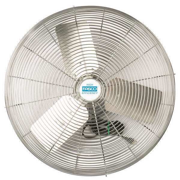 Fasco Standard-Duty Industrial Fan 24" Non-Oscillating, 115VAC, 3300 ...