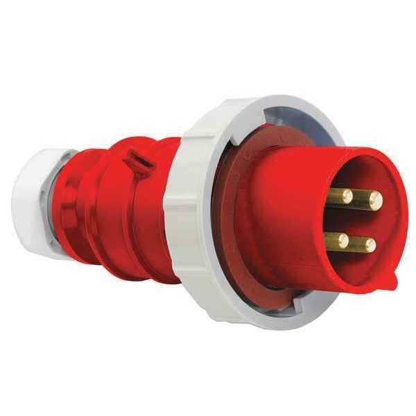 Bryant Pin & Sleeve Plug, 30 A, 480V AC, Three Phase, 3 Pole, IEC ...