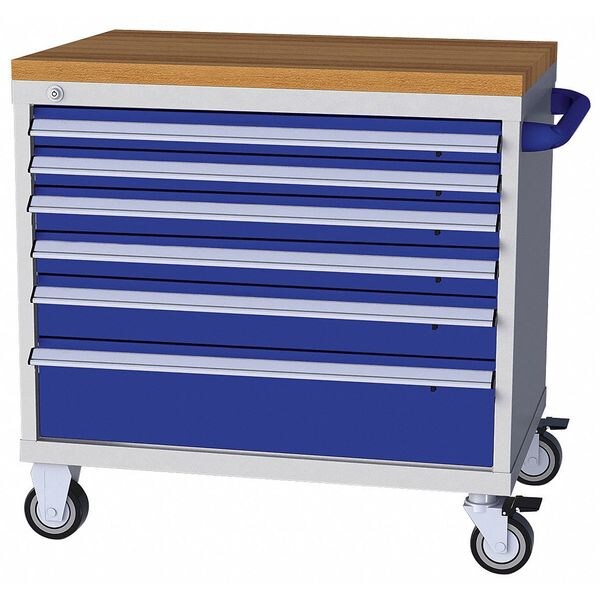 Zoro Select Mobile Workbench Cabinet, 2200 lb. 49Y108 | Zoro