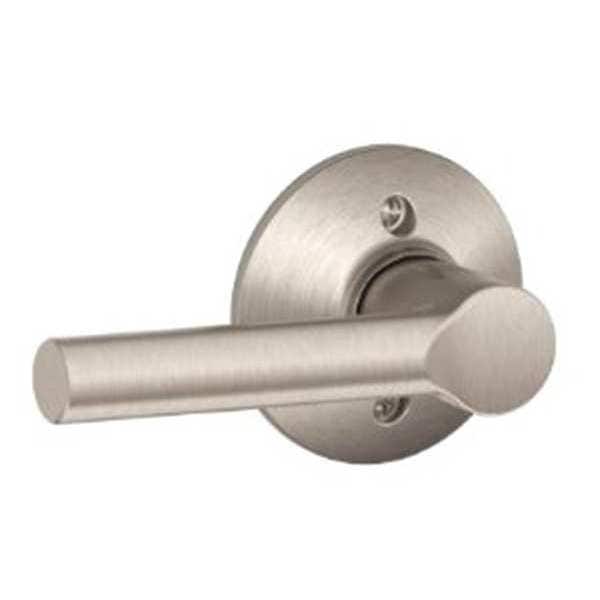 Schlage Satin Nickel Dummy Lever Lockset, Broadway F170 BRW 619 | Zoro