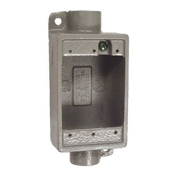 Hubbell Killark Electrical Box, 32 cu in, FSC Box Type, 1 Gang ...