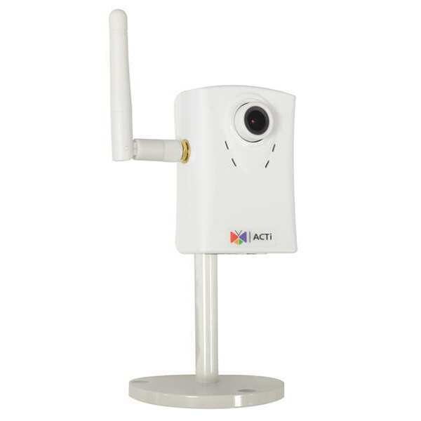 Acti IP Camera, Indoor, 1-19/64" L, Fixed Lens C11W | Zoro