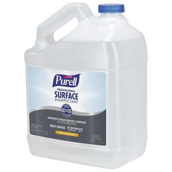 Purell Professional Surface Disinfectant, 1 gal. Bottle, Fresh Clean ...