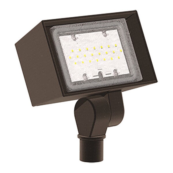 Hubbell Outdoor Lighting Compact Floodlight, 4000K Color Temp. RFL1-4K ...