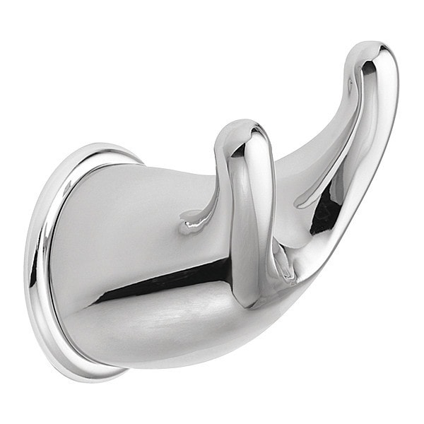 Mason Towel Hook, Zinc, Chrome Plated, 2 1/4 in W YB8003CH | Zoro