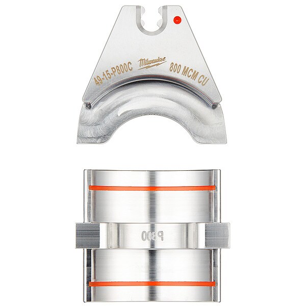 Milwaukee Tool 800 MCM Copper 15 Ton P-Style Die 49-15-P800C | Zoro