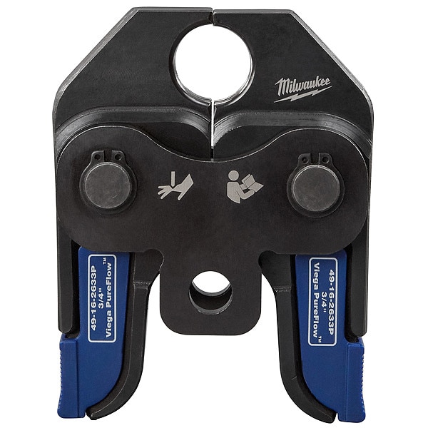 Milwaukee Tool M18 3/4" Viega PureFlow Jaw for M18 Short Throw Press ...