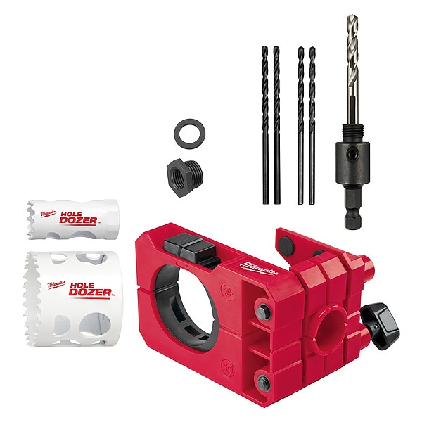 Milwaukee Tool Hole Dozer Door LK Install Hole Saw Kit 49-22-4073 | Zoro