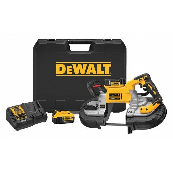 Dewalt Portable Band Saw, 20V DC, 44 7/8 in Blade Length DCS376P2 | Zoro
