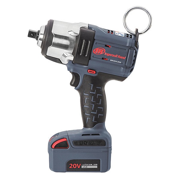 Ingersoll-Rand 20V High-torque 1/2" Cordless Impact Wrench, Pin Retainer W7152P | Zoro