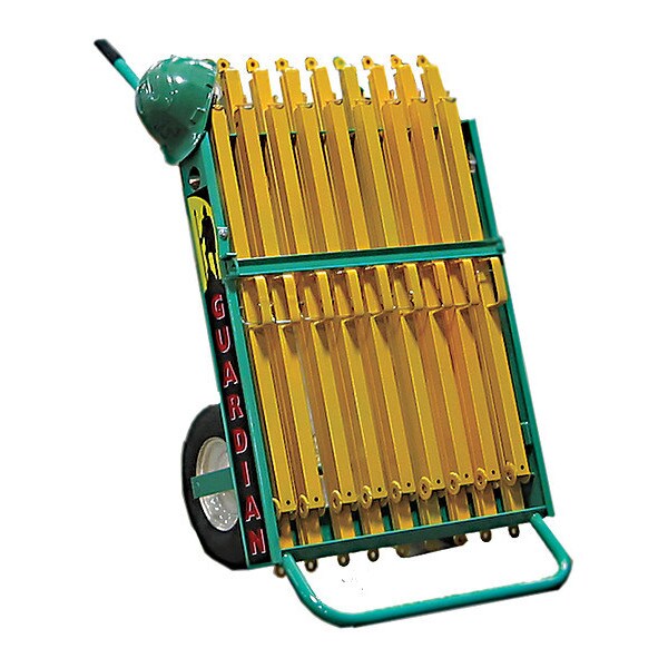 Garlock Safety Systems Warning Line Cart, 26-1/2" L, Steel 300579 | Zoro