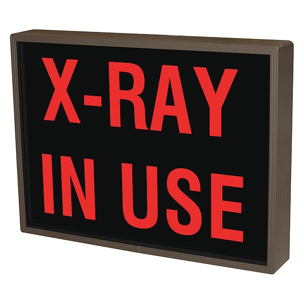 Tapco Custom Backlit Sign, X-Ray In Use, Red/Black, 11 in W, 8 in H ...