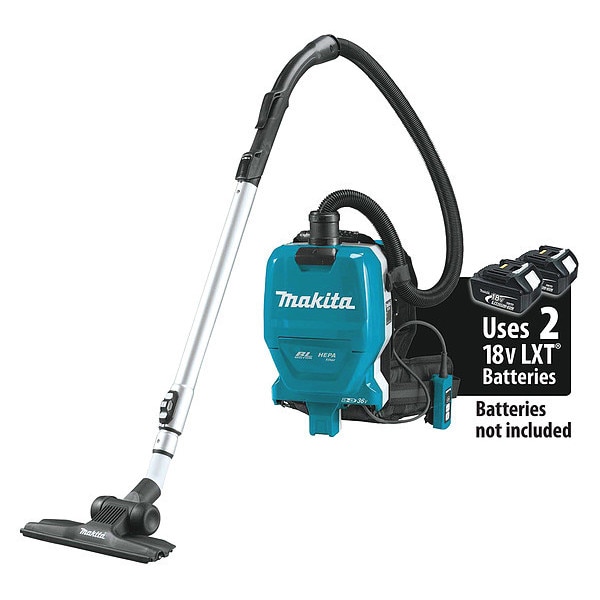 Makita 36V (18V X2) LXT Brushless 0.5Gal HEPA Backpack Dry Vacuum ...