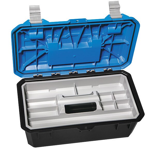 Decked Tool Box, Polypropylene, Black AD6 | Zoro