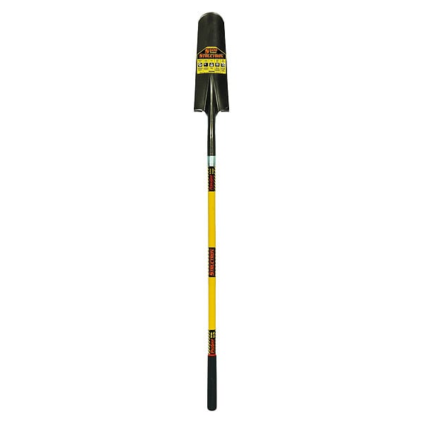 Structron Drain Spade Shovel, 14 ga Not Applicable Blade, Steel Blade ...
