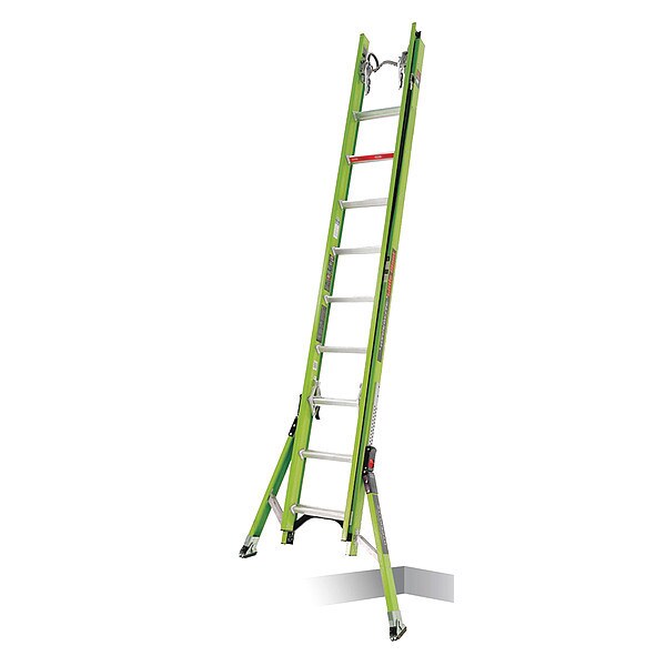 Little Giant Ladders 20 ft Fiberglass Extension Ladder, 300 lb Load ...
