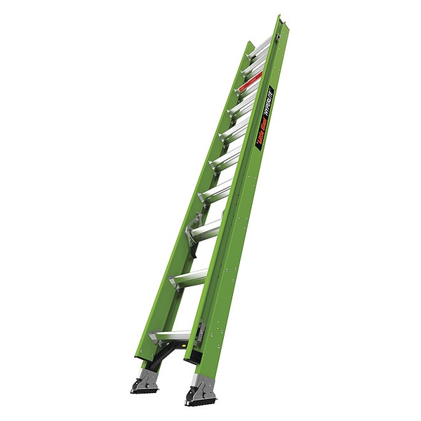 Little Giant Ladders 20 ft Fiberglass Extension Ladder, 300 lb Load ...