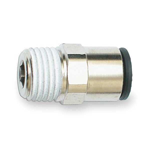 Legris Push-Fit Adapter Fitting, 12mm Tube Size, Brass, Silver, 10 PK ...
