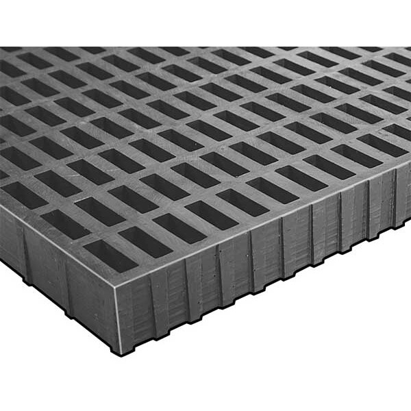 Fibergrate High Load Molded Grating, 48 in Span, Smooth Surface, Corvex ...