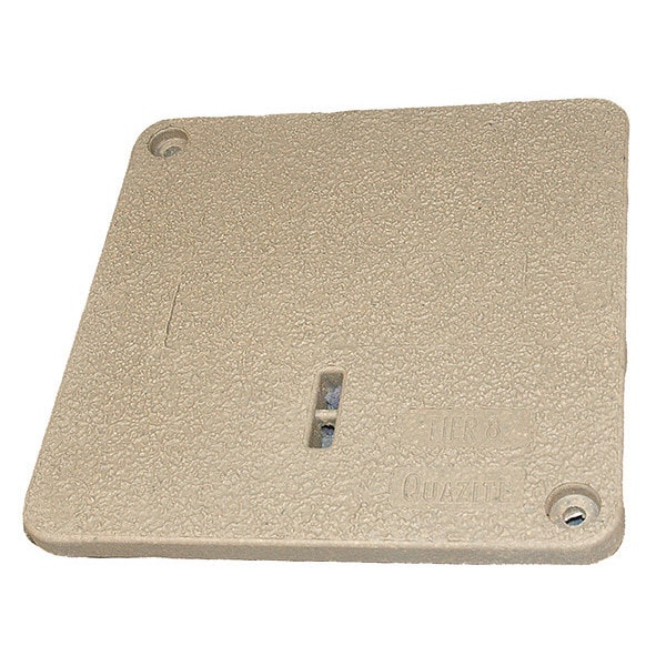 Quazite Underground Enclosure Cover, Blank Logo, 1 in. H x 12 in. W x ...
