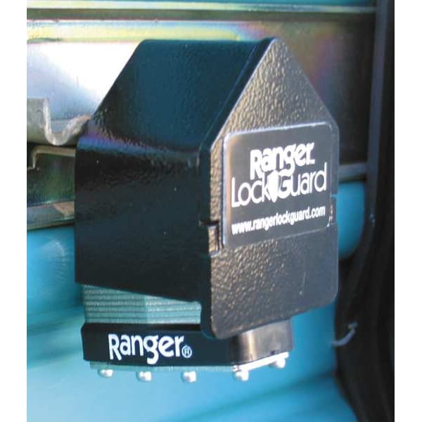 Ranger Lock Padlock Guard, Hardened Steel, Blk, 2-1/2"L RGRC-5L | Zoro