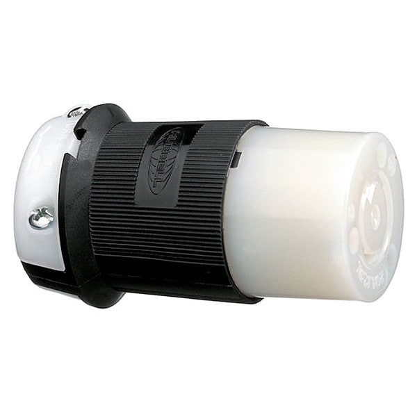 Hubbell Wiring Device-Kellems Locking Connector, L5-20R, 20 A, 125V AC ...