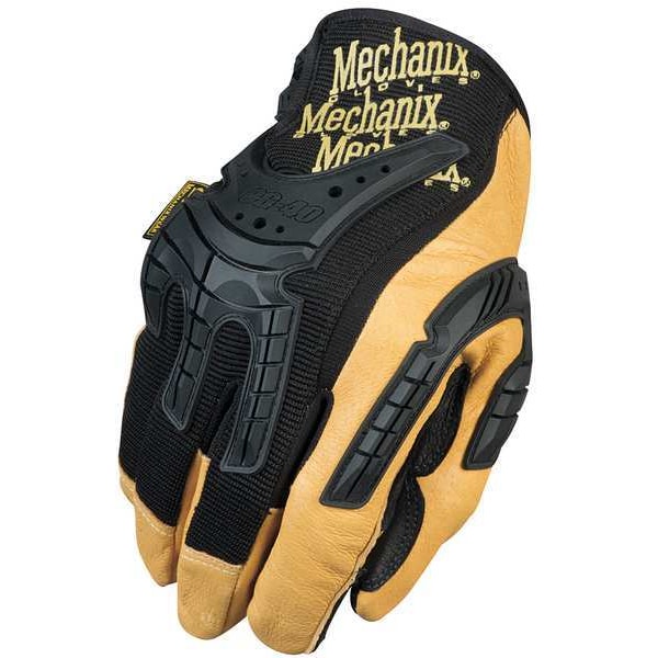 Mechanix Wear Mechanics Gloves, M, Black/Yellow, Spandex CG40-75-009 | Zoro