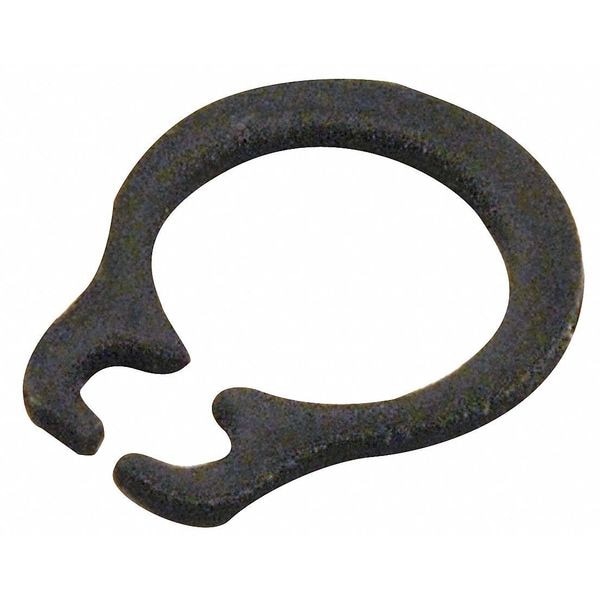 Zoro Select External Standard Retaining Ring, Carbon Steel Black ...
