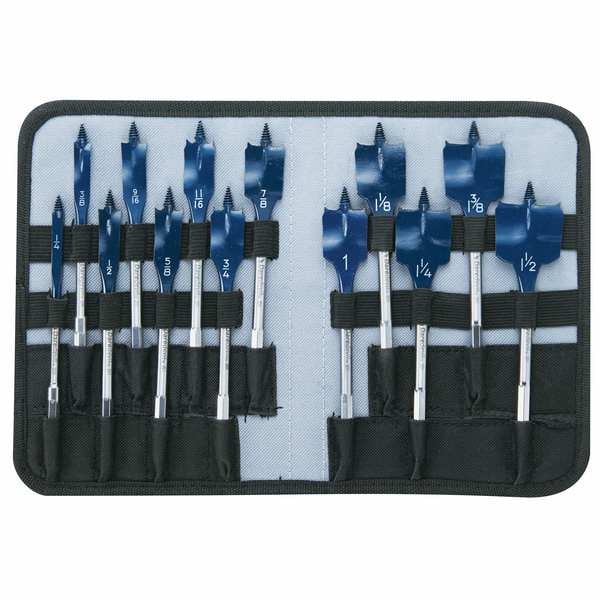 Bosch Standard Spade Set, 1/4-1 1/2, 6 L, 13 Pc DSB5013P | Zoro