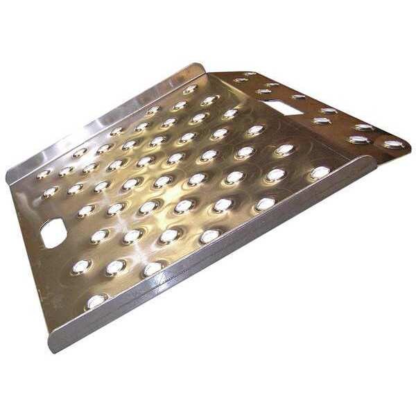 Zoro Select Curb Ramp, Aluminum, 27 In. W, 27 In. L CRP2727 | Zoro