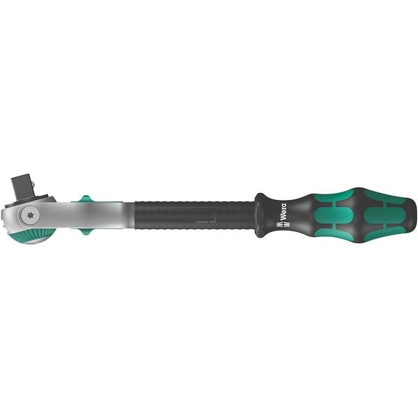 WERA 1/2" Drive, 72 Teeth, Round Hand Ratchet, 10-1/2" Long, Satin ...