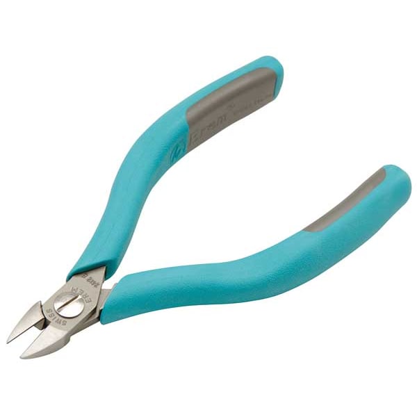 EREM 5 1/8 in Precision Diagonal Cutting Plier, Oval Nose - 2412E