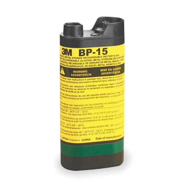 3M PAPR NiMH 8 hour Battery Pack BP-15 | Zoro