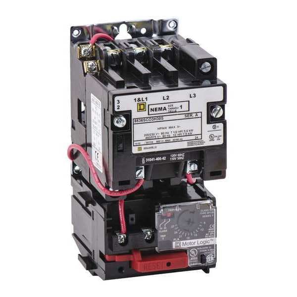 Square D 8536SCO3V02H30S NEMA Magnetic Motor Starter | Zoro.com