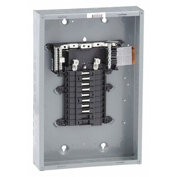 SQUARE D QO Load Center 125, 16, 120/240VAC, Main Lug, Convertible ...