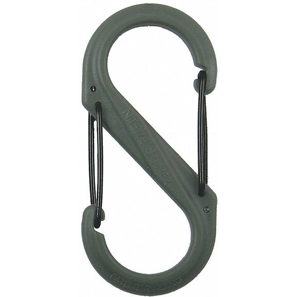 Nite Ize Carabiner Clip, 3-1/2 In., Plastic, Green SBP4-03-26BG | Zoro