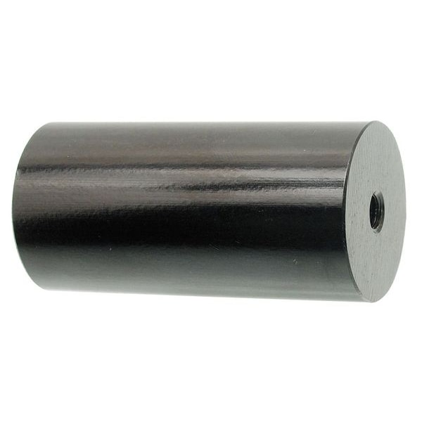 Zoro Select Round Standoffs, 1/4"-20 Thrd Sz, 3 in Bd L, Aluminum Black ...