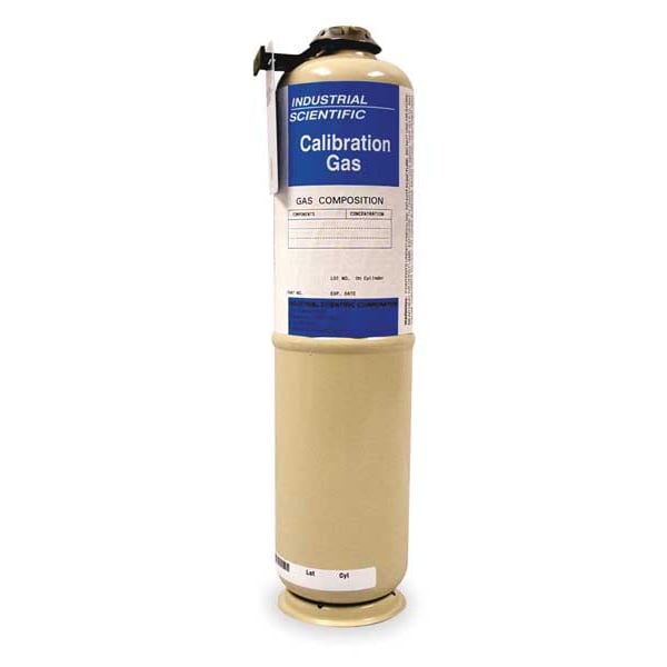 Industrial Scientific Calibration Gas, Methane, 103 L, 5/8 in-18 UNF ...