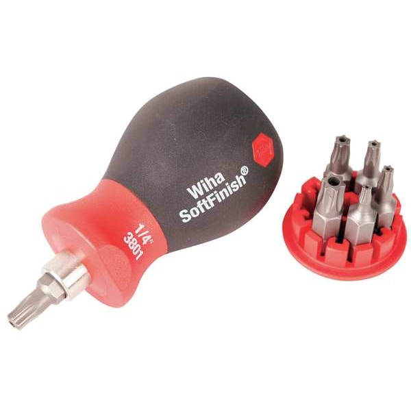 Wiha Stubby Torx Bit Set, Pieces 6 38047 | Zoro