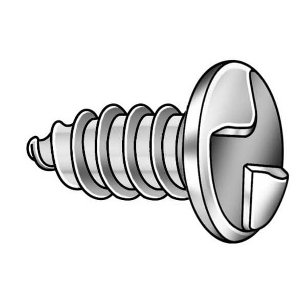 Tamper-Pruf Screws Tamper Resistant Screw, 1 in, Zinc Plated Finish ...