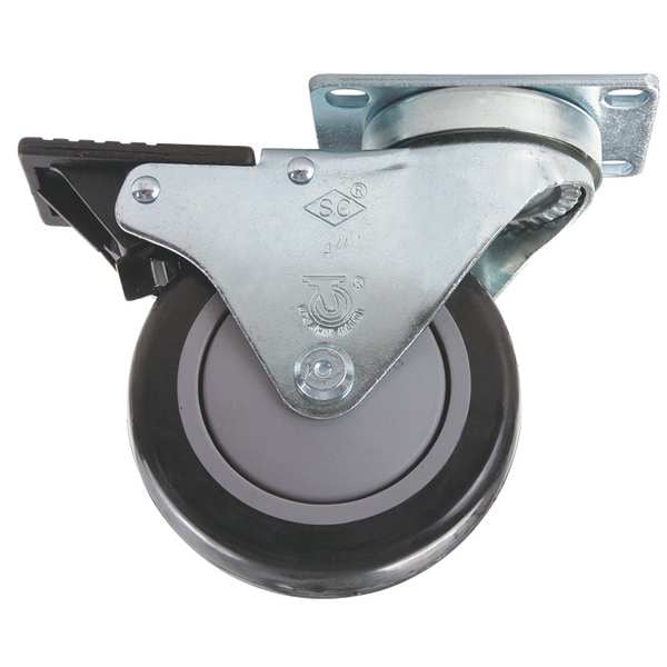 80/20 Flange Swivel Caster, For 25 & 40 Series 65-2333 | Zoro