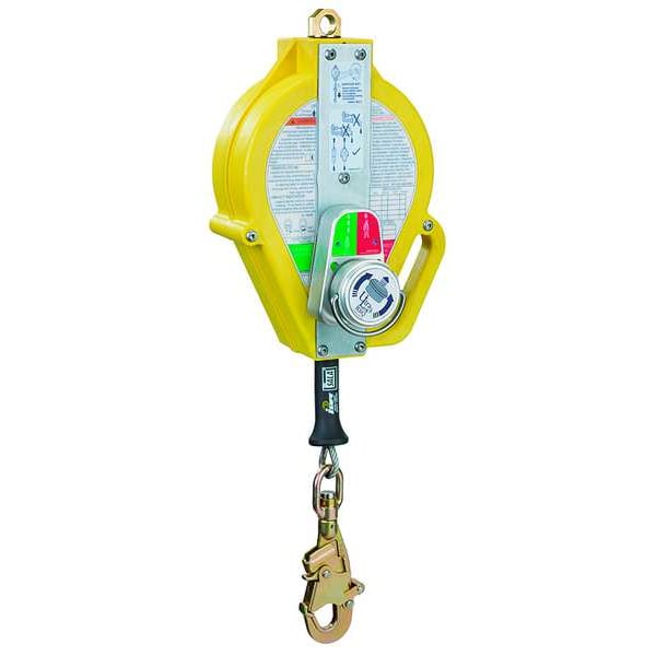 3M Dbi-Sala Rescue Self Retracting Lifeline, 50 ft., Yellow 3504552 | Zoro