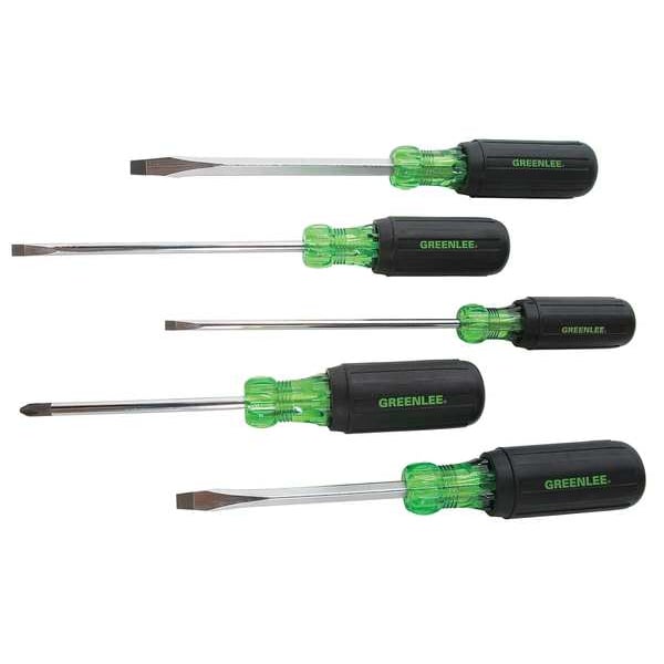 Greenlee 0153-01C $41.74 Screwdriver Set, Slotted/Phillips, 5 Pc | Zoro.com