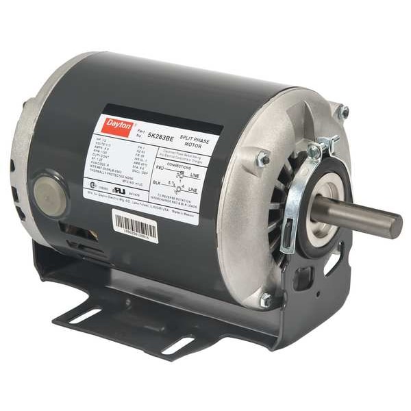Dayton General Purpose Motor, Open Dripproof, Cradle Base Mount, 1/2 HP ...